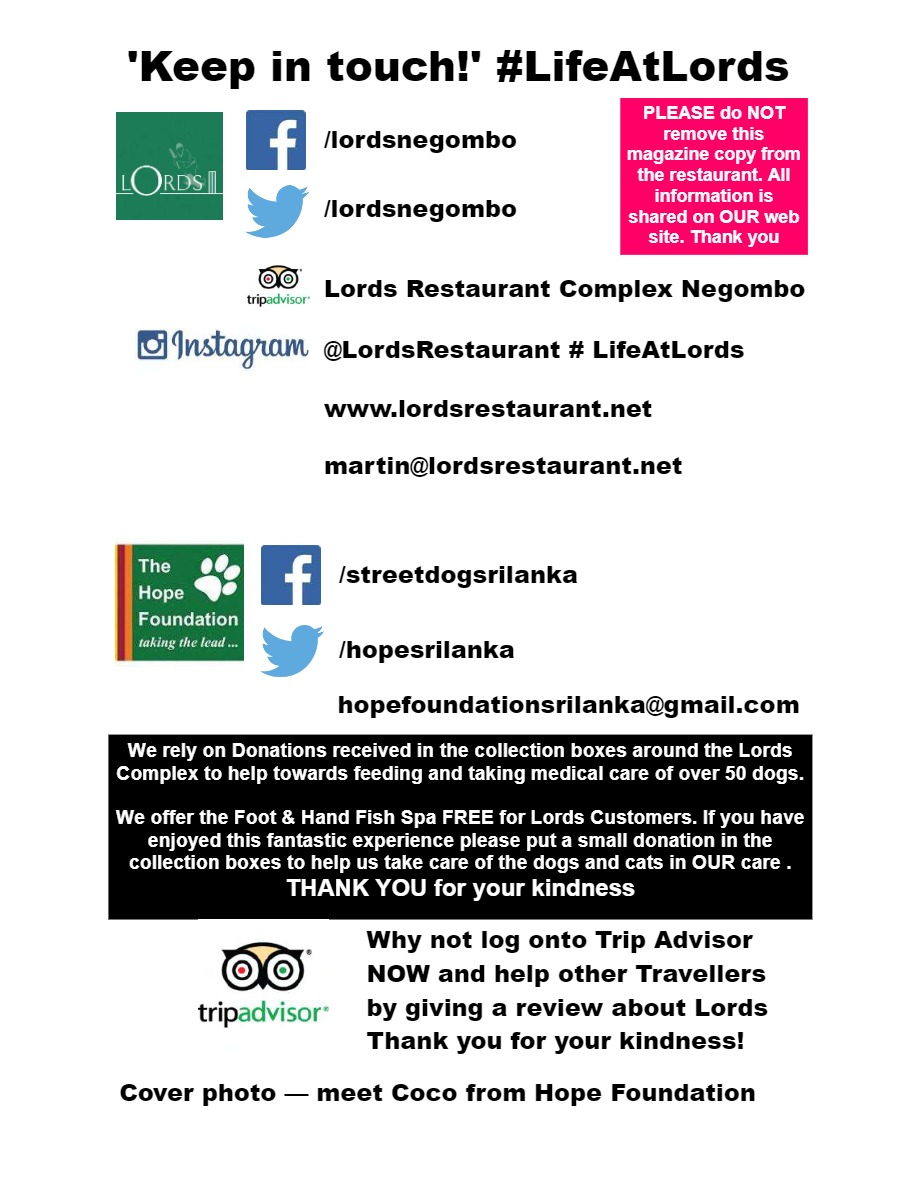 Taking the Lead – Lords Restaurant