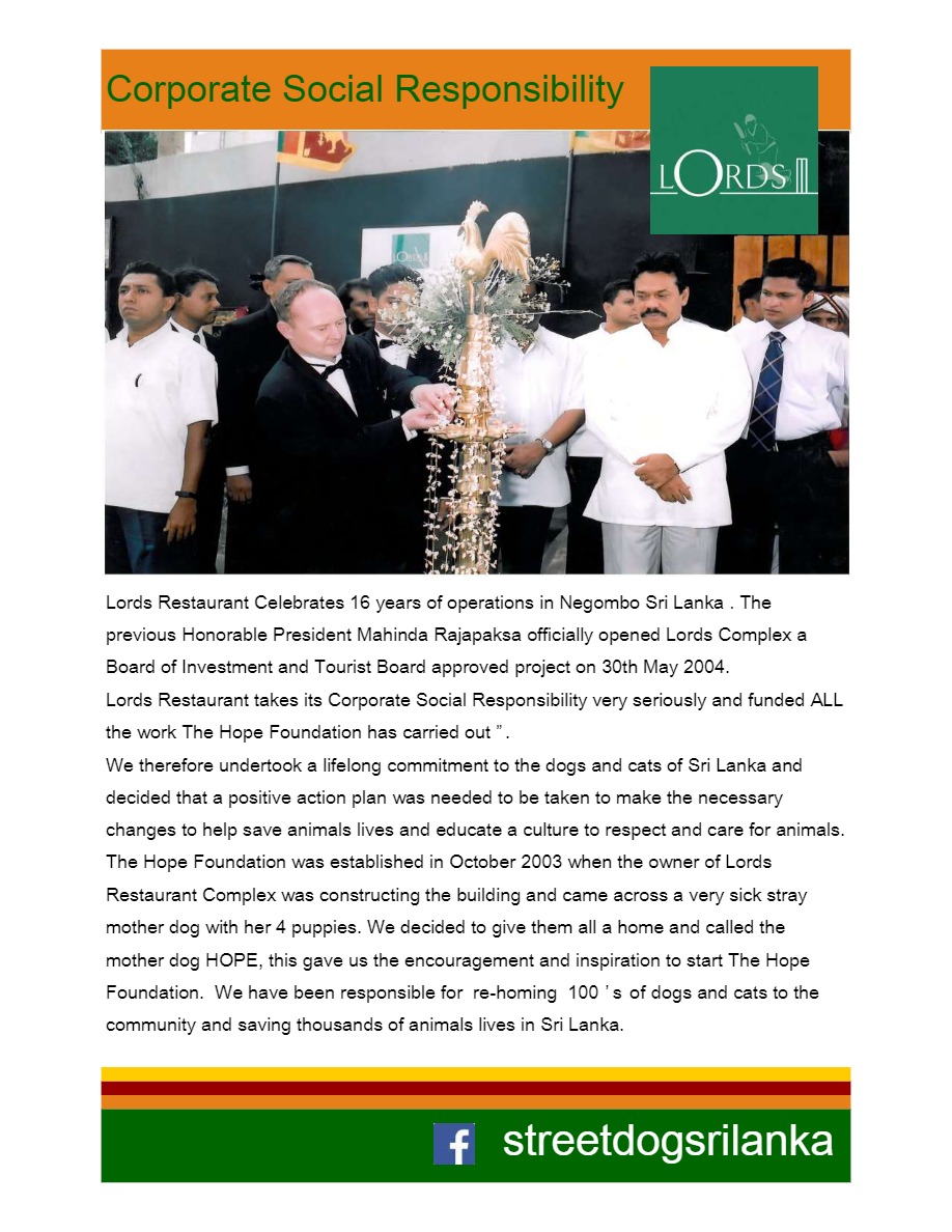 Taking the Lead – Lords Restaurant