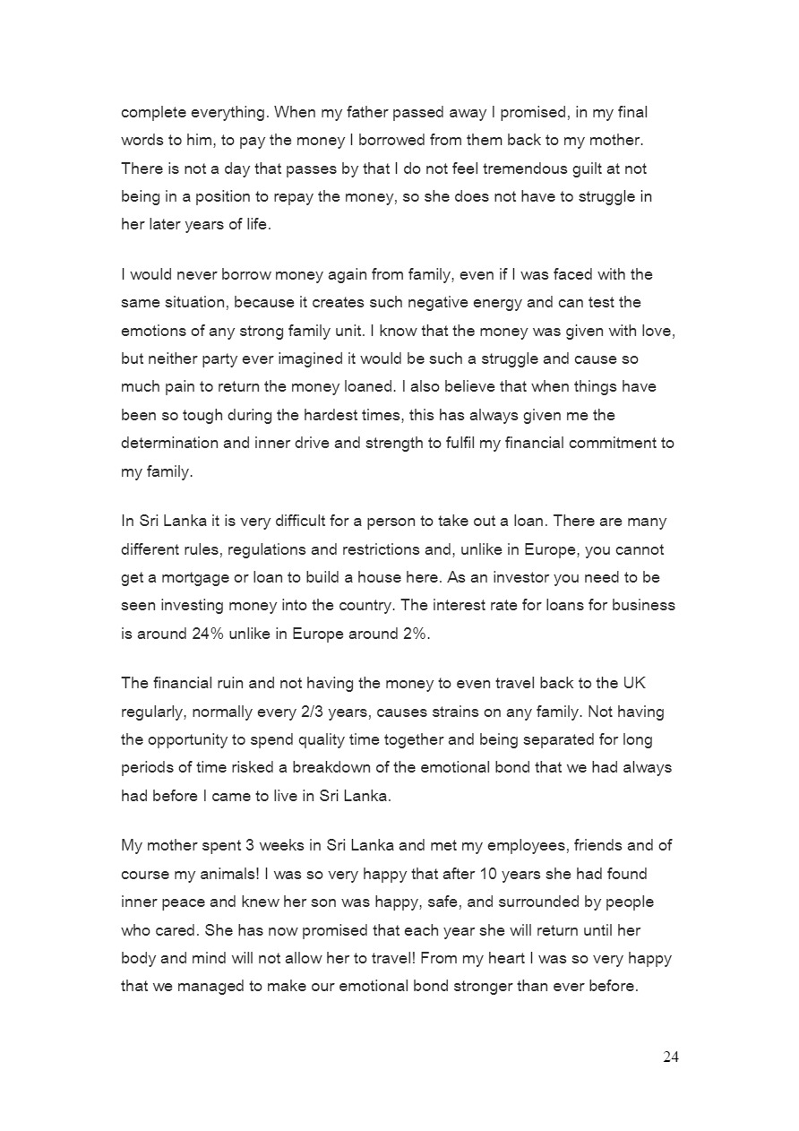 My Story – Lords Restaurant