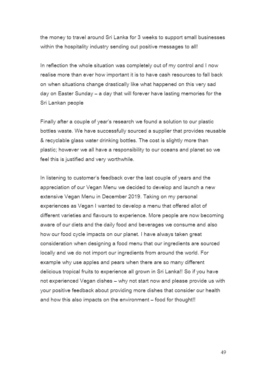 My Story – Lords Restaurant