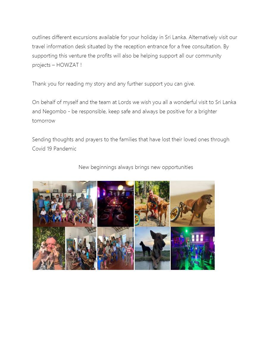 My Story – Lords Restaurant